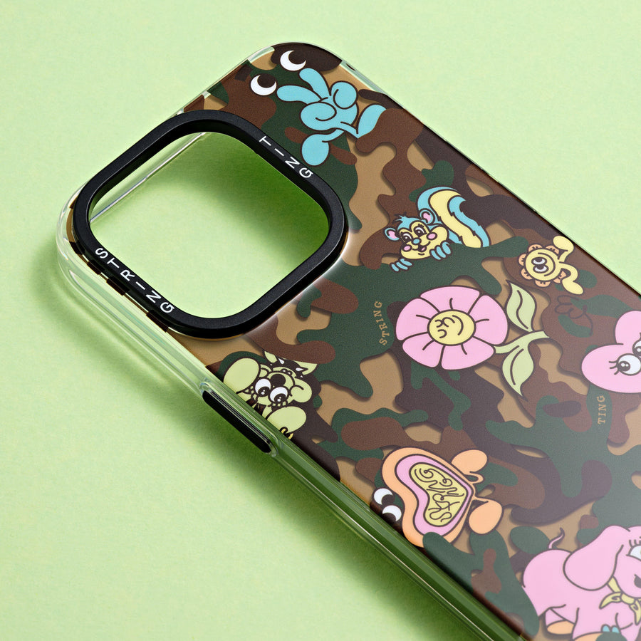 String Ting Friends Camo Case Ting - iPhone – String Ting London